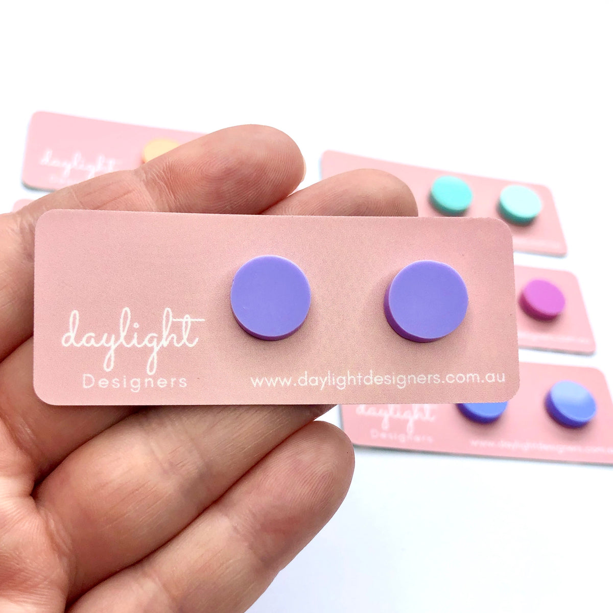 PASTEL POP STUDS MINI // 10 COLOURS AVAILABLE – Daylight Designers